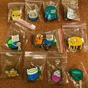 Accessories | Set Of 11 Adventure Time Pins | Poshmark